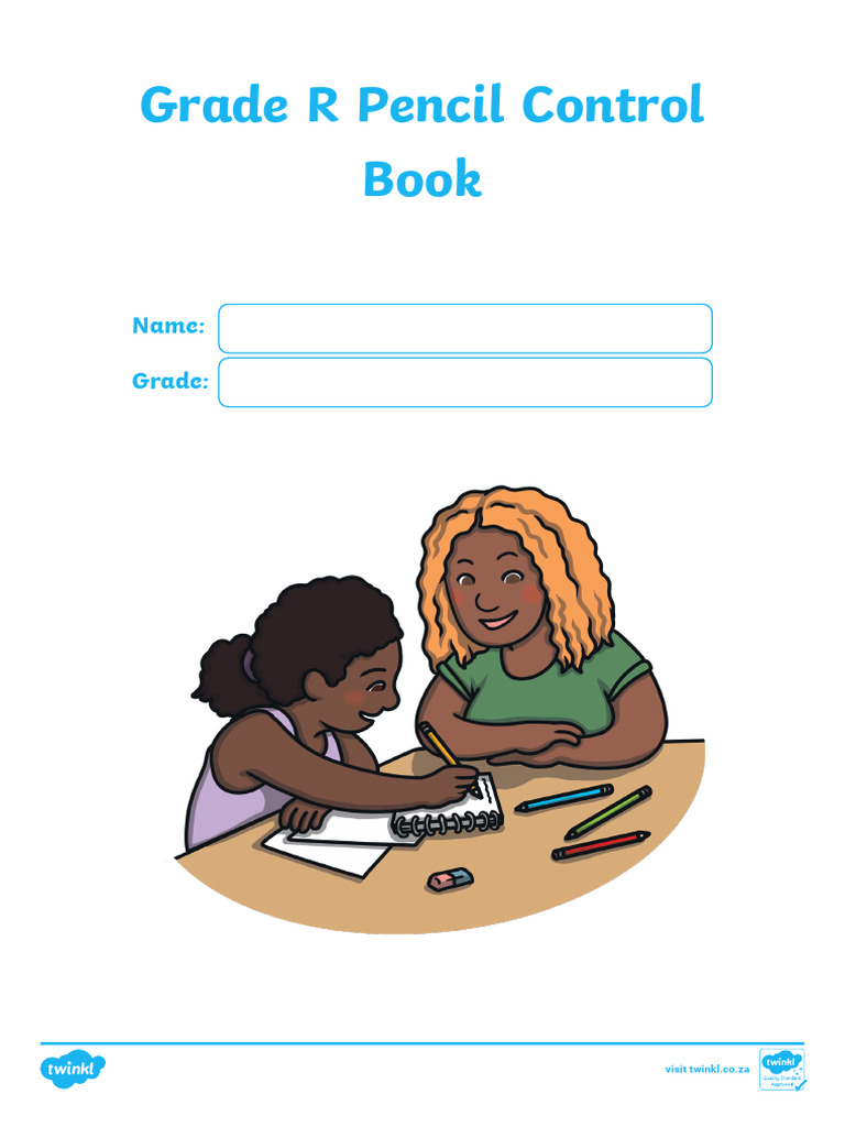 Za HL 480 Grade R Pencil Control Book Ver 1 Ver 2 | PDF