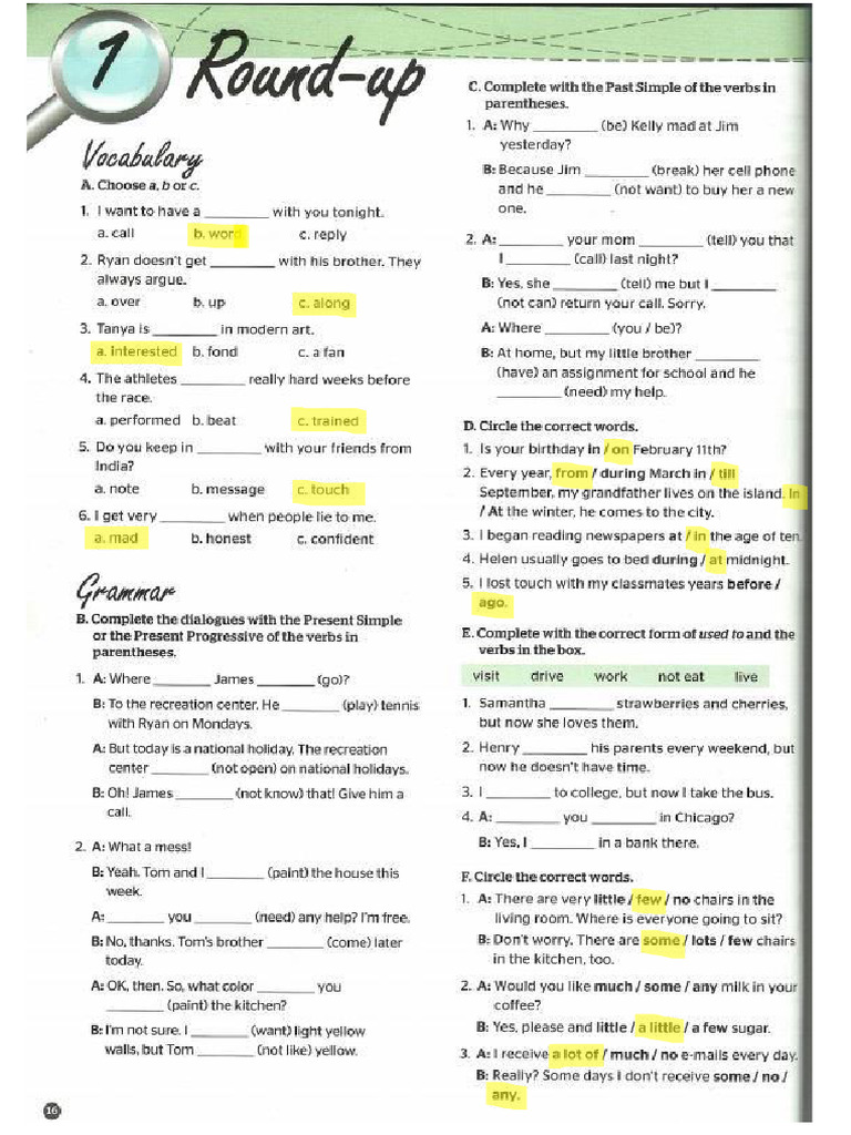 Worbook 1 Marisol Contreras | PDF