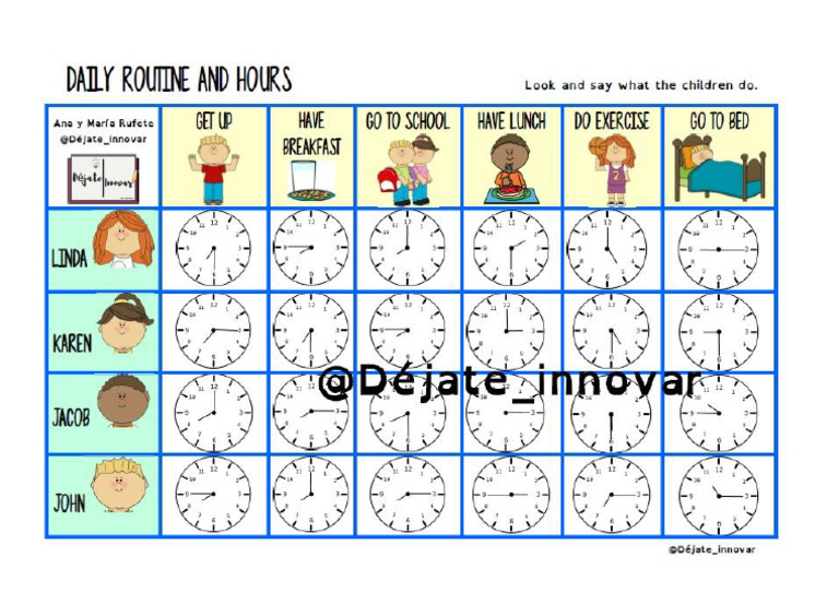 Daily Routines | PDF