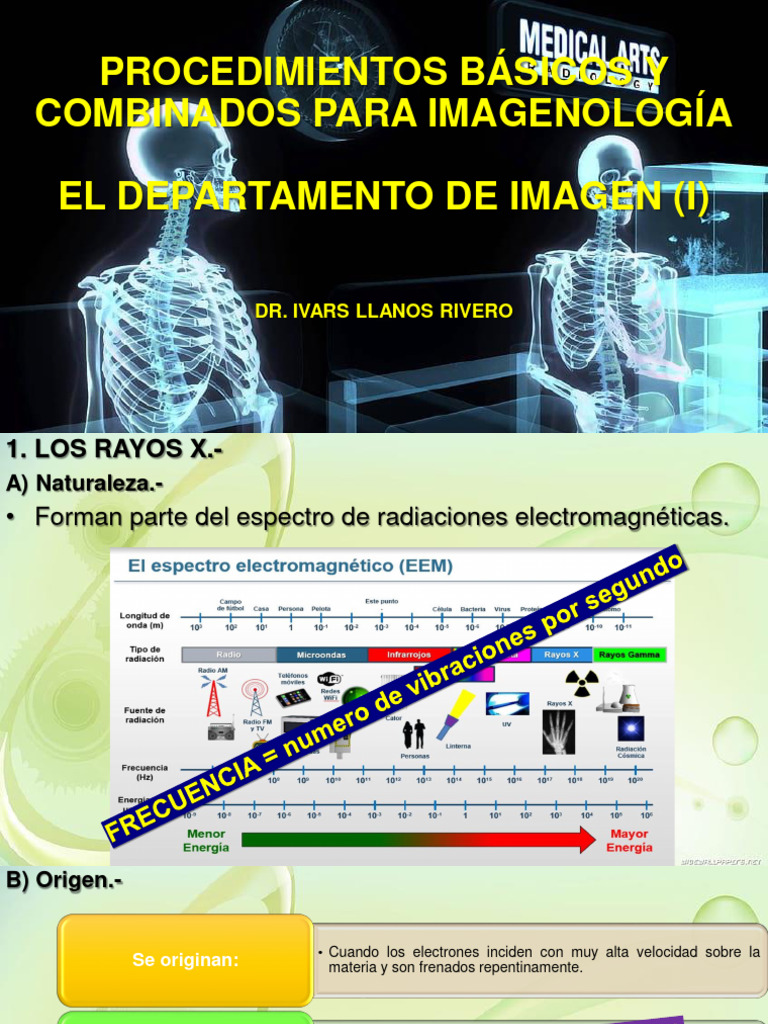 Procedimientos Básicos y Combinados Para Imagenología | PDF | Rayo X | Radiología