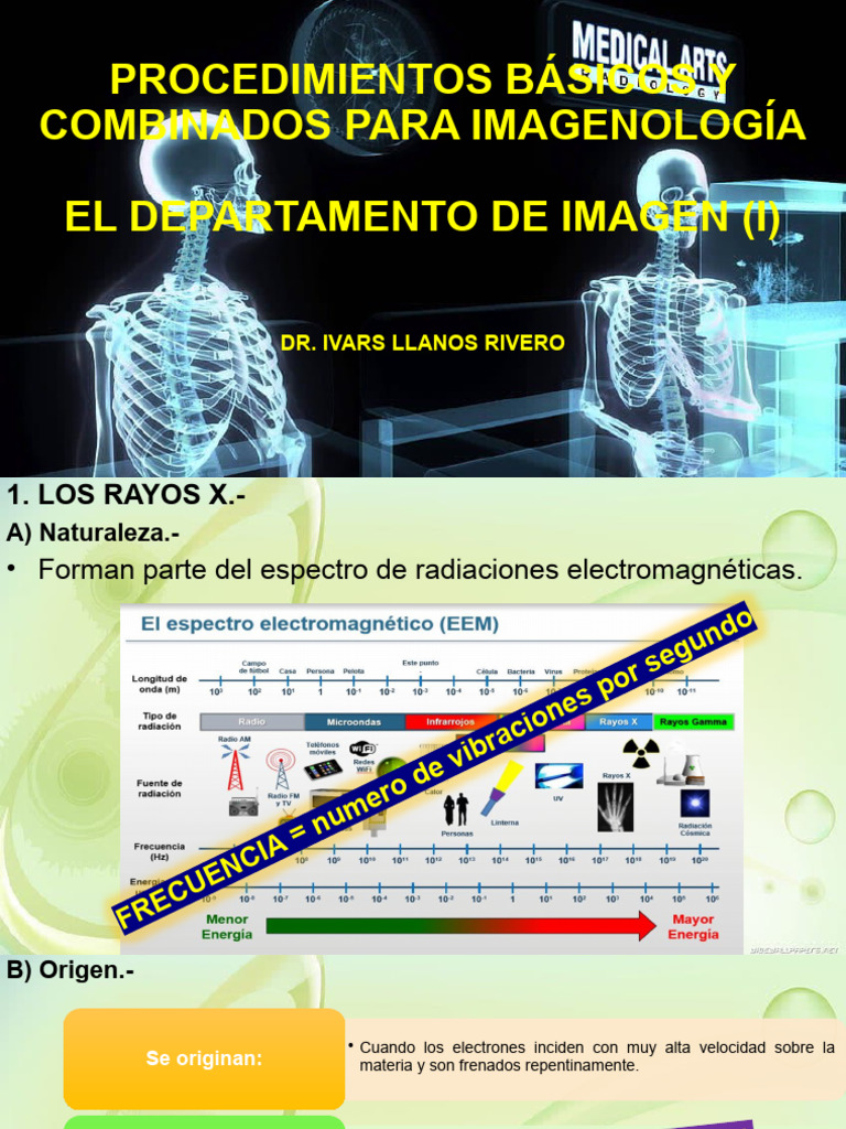 Procedimientos Básicos y Combinados Para Imagenología | Descargar gratis PDF | Rayo X | Radiación