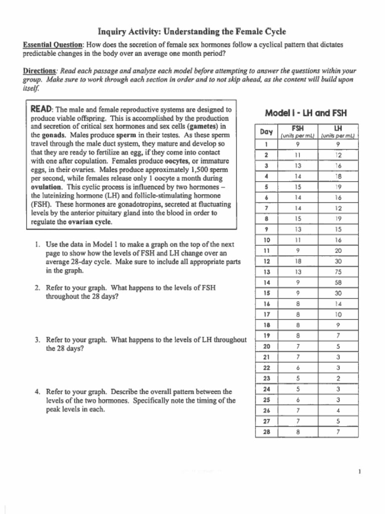 Menstrual Cycle Assessment | PDF
