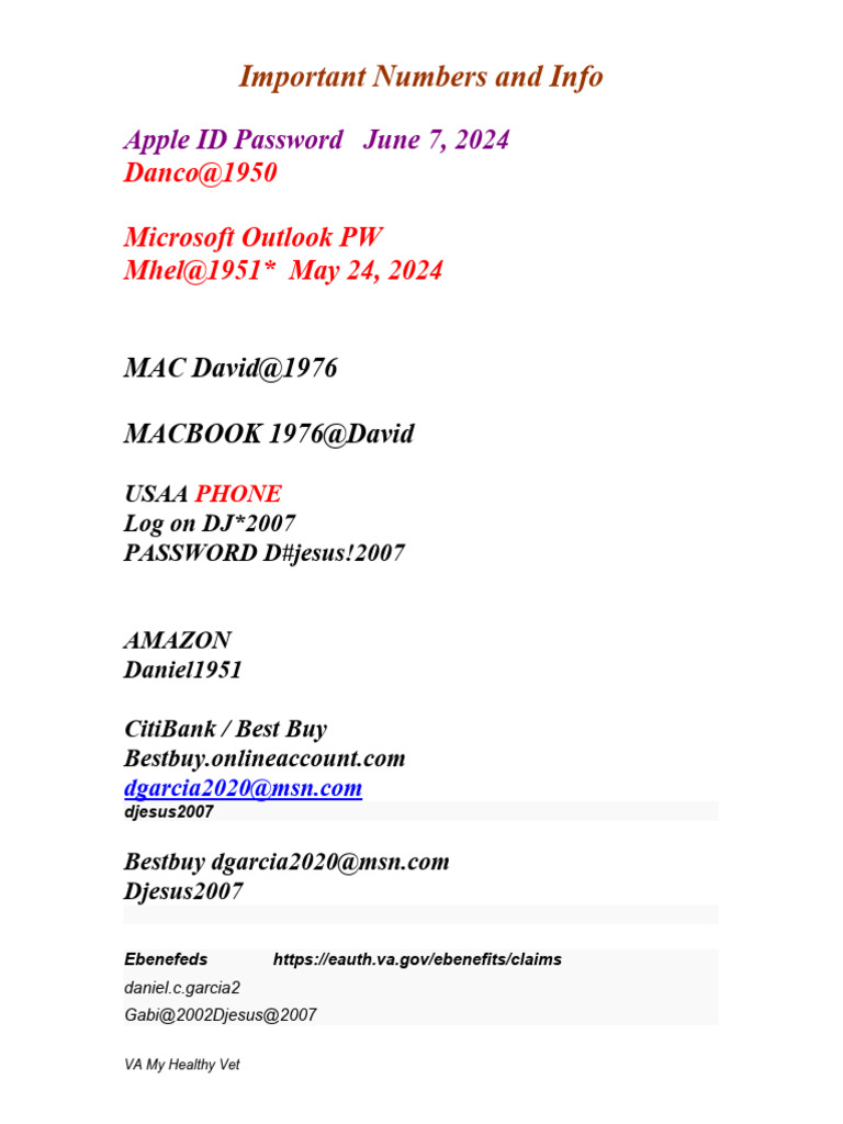 Important Numbers 2 | PDF | Internal Revenue Service | Taxes