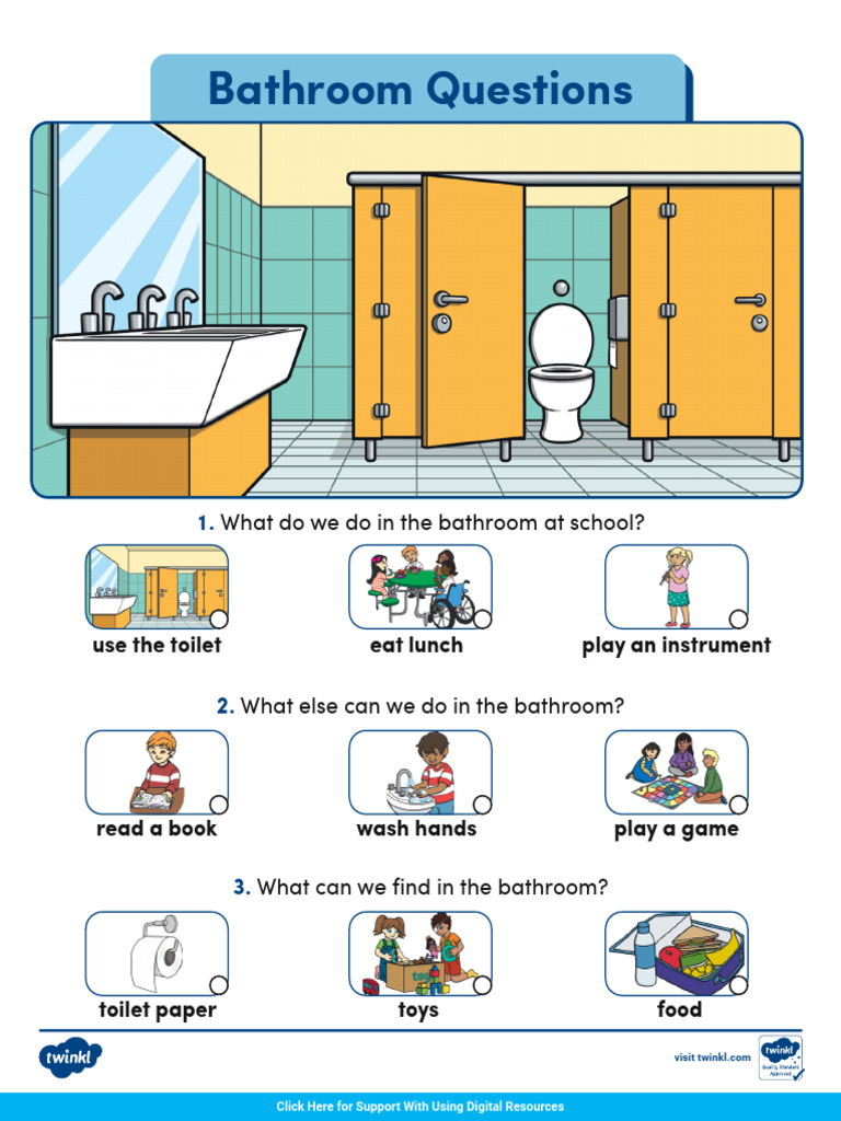 Digital Life Skills - Bathroom | PDF