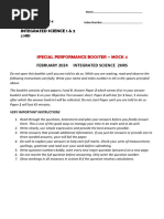 BECE 2025 Science Objective Test Questions | PDF