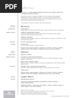 Qatar Airways Economy Class Menu 2024 | PDF | Drink | Lunch