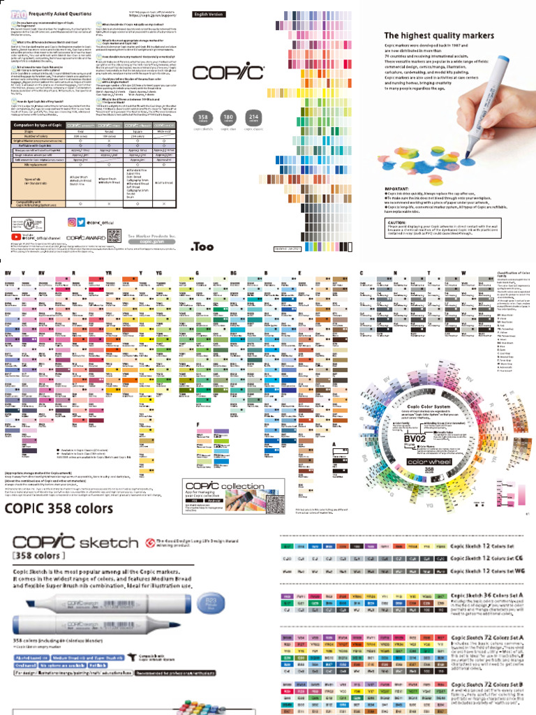 Copic Catalog En | PDF