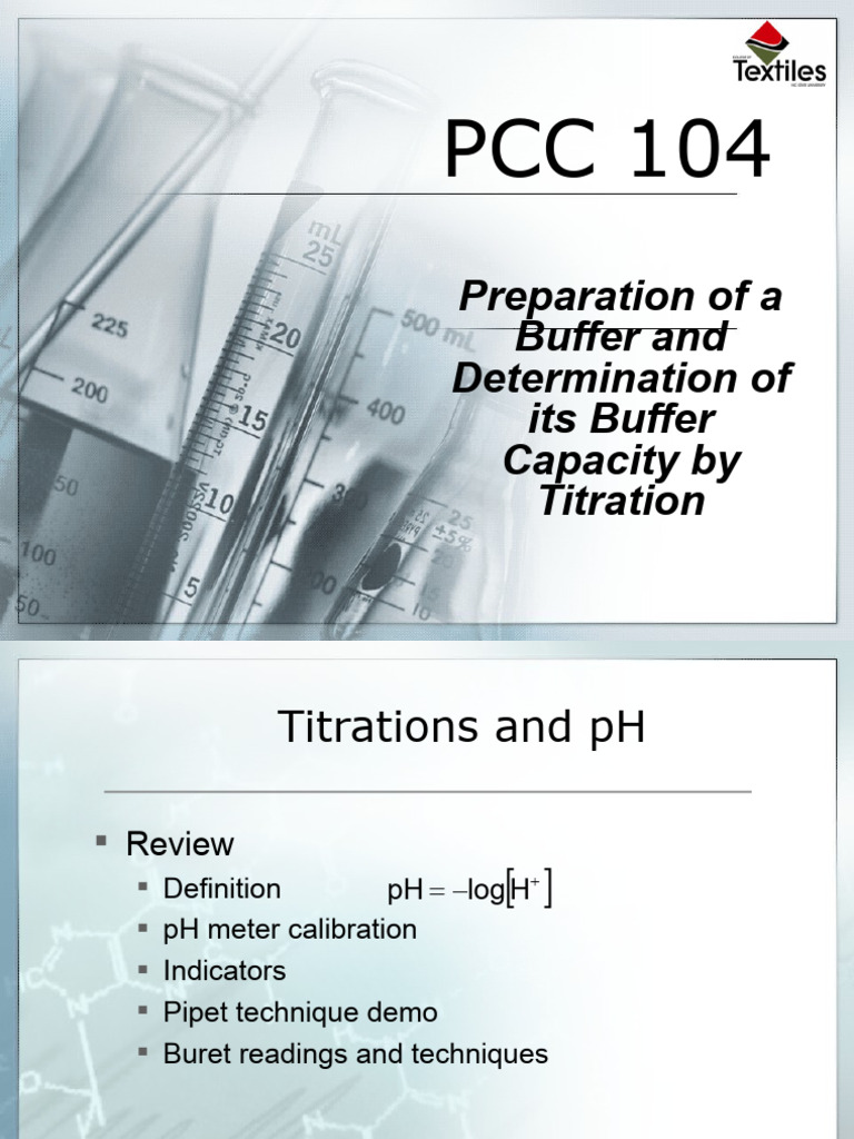 Buffer Lab Pdf Ph Buffer Solution