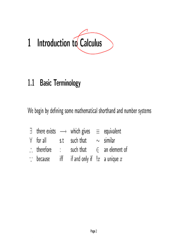CQF Maths Primer Calculus Annotated | PDF