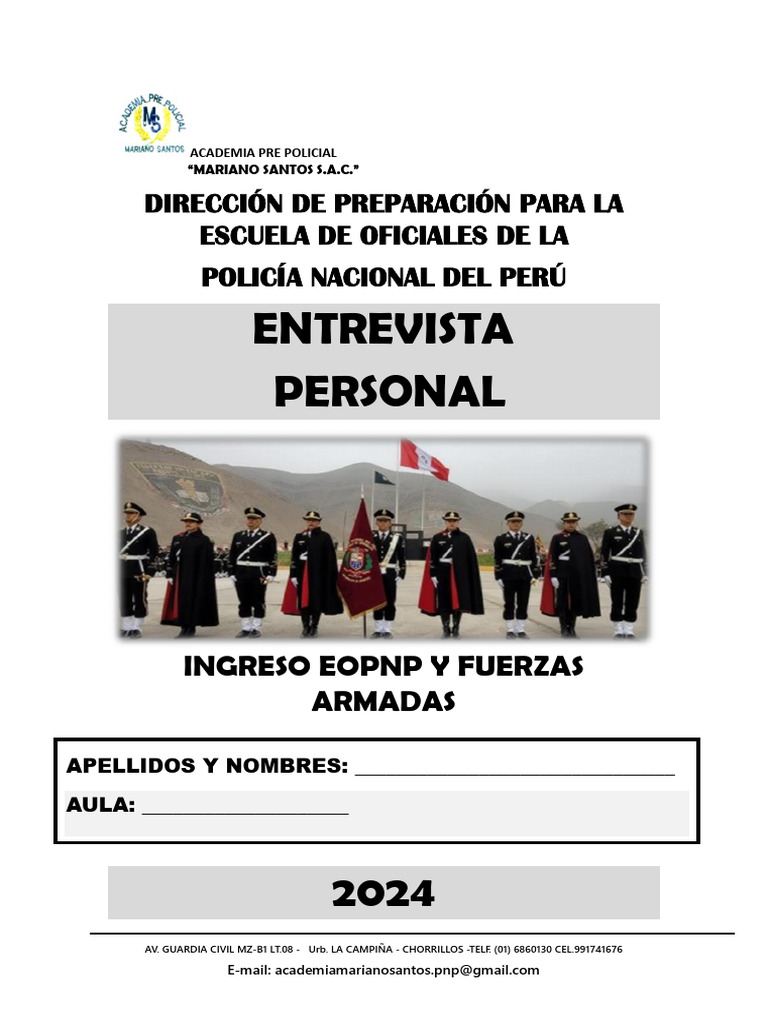 CARATULA ENTREVISTA | PDF