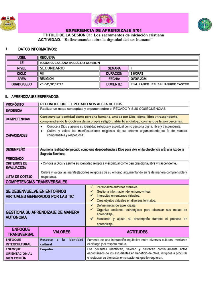 Sesion Cfi | PDF | Maestros | Aprendizaje