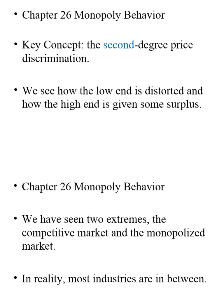 Understanding Monopoly Price Discrimination | PDF | Monopoly | Price Discrimination