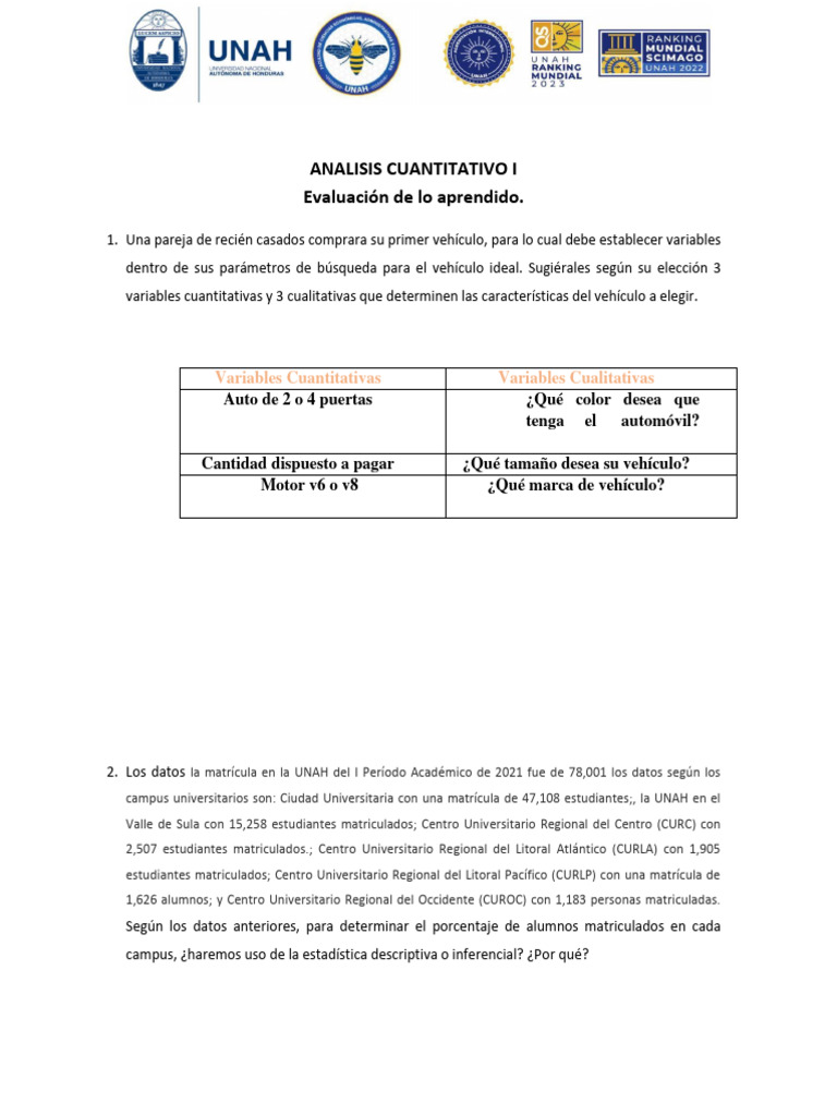 Tarea 1 | PDF | Estadísticas | Estadísticas descriptivas