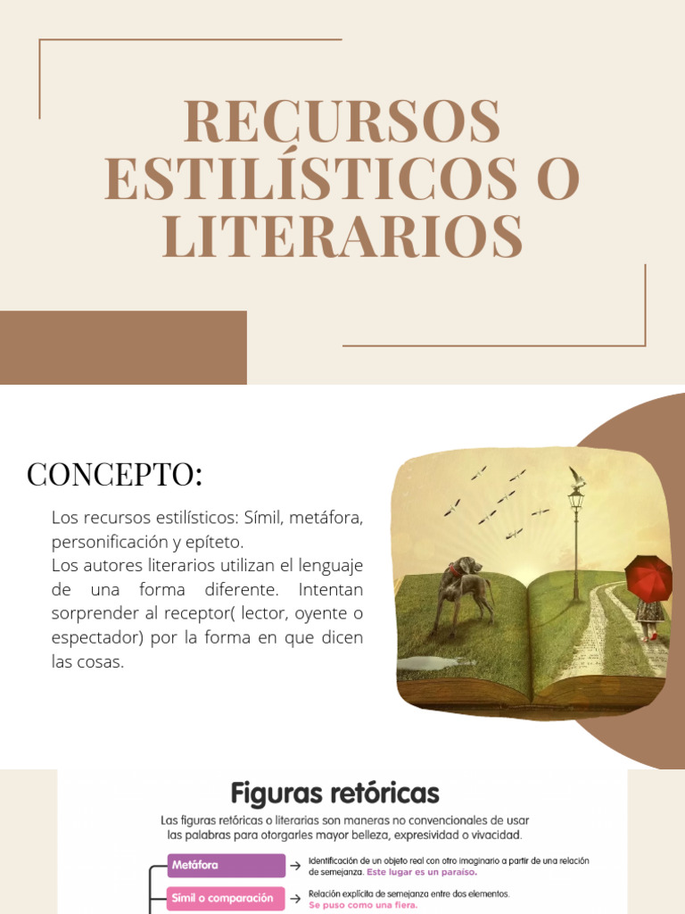 Recursos Estilísticos en Literatura | PDF
