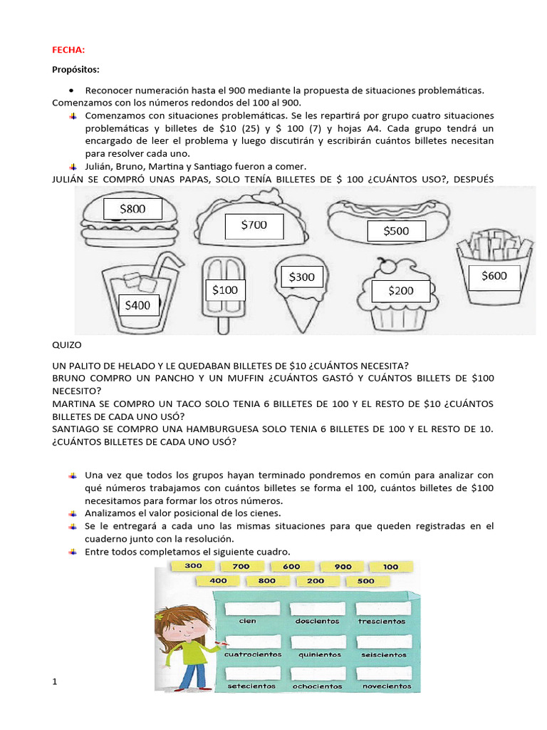 Matemática 2do Grado | PDF