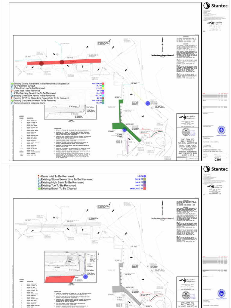 Null Middle School Additions - Markups | PDF