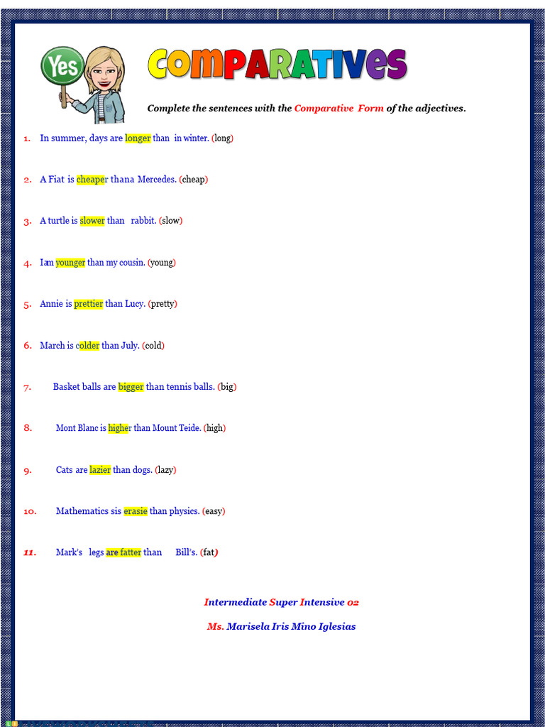 Comparatives | PDF | Language Arts & Discipline