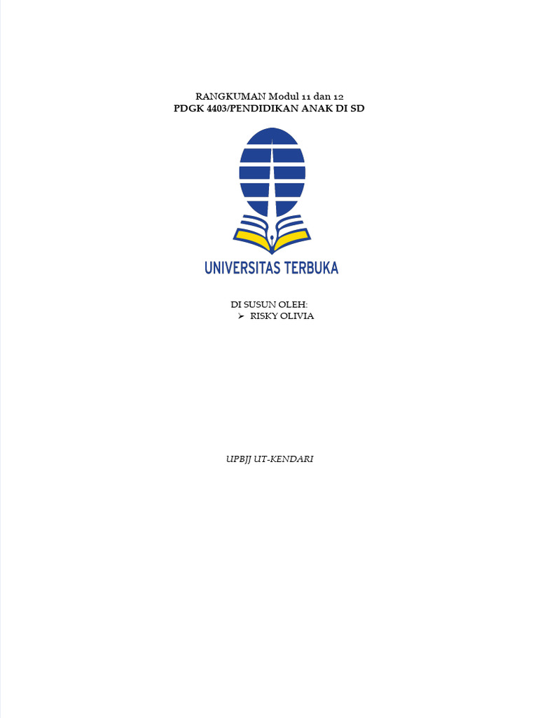 PDF Tugas Resume Modul 11 Dan 12 | PDF