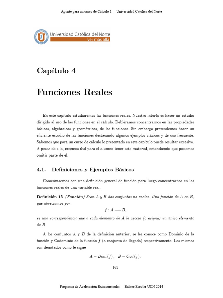 Apunte Cálculo 1 (Material Complementario) (Arrastrado) | PDF | Función (Matemáticas) | Matemáticas