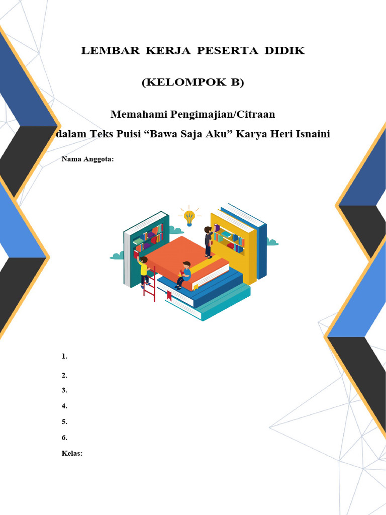 Lkpd Materi Citraan Dalam Teks Puisi Kelas X Pdf