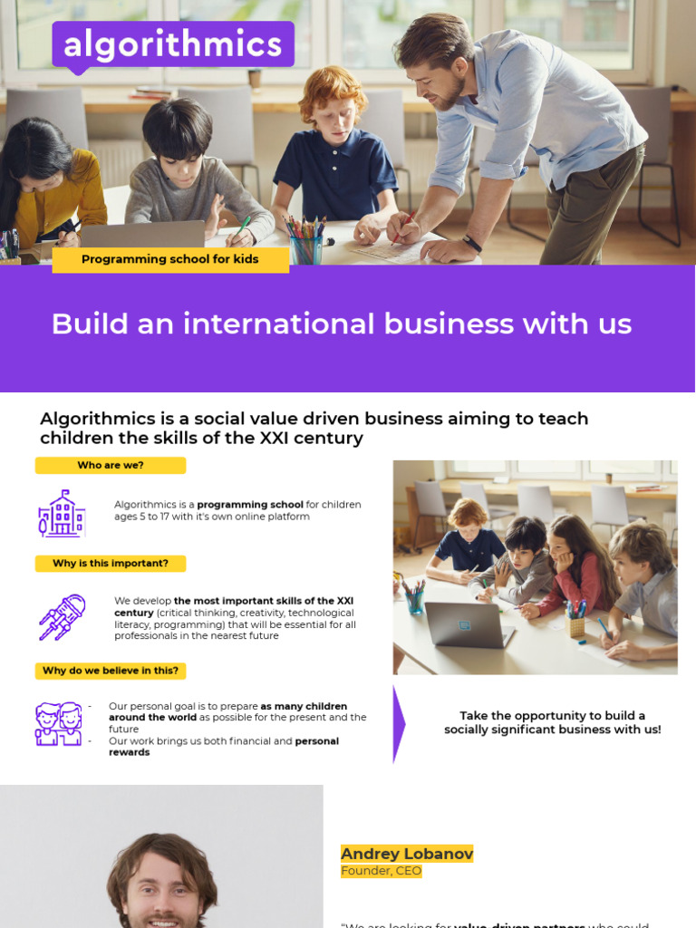 Algorithmics Franchise Garmiza | PDF | Computer Programming | Franchising