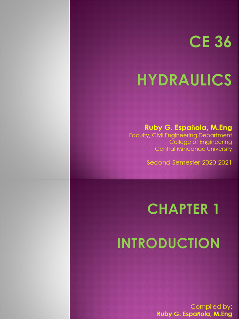 CE-36 Topic 1 | PDF | Viscosity | Pressure