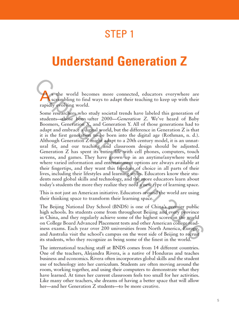 Generation Z | PDF | Classroom | Teachers