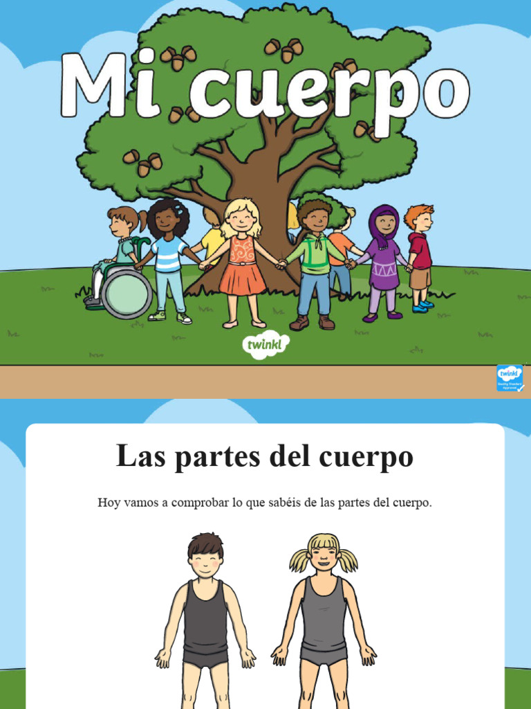 Presentación interactiva Mi cuerpo | PDF