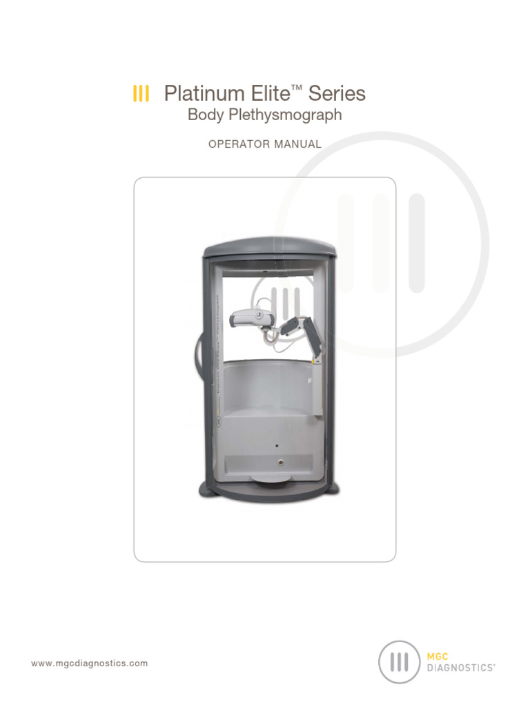 Platinum Elite Op Manual Rev. F | PDF | Exhalation | Respiratory System