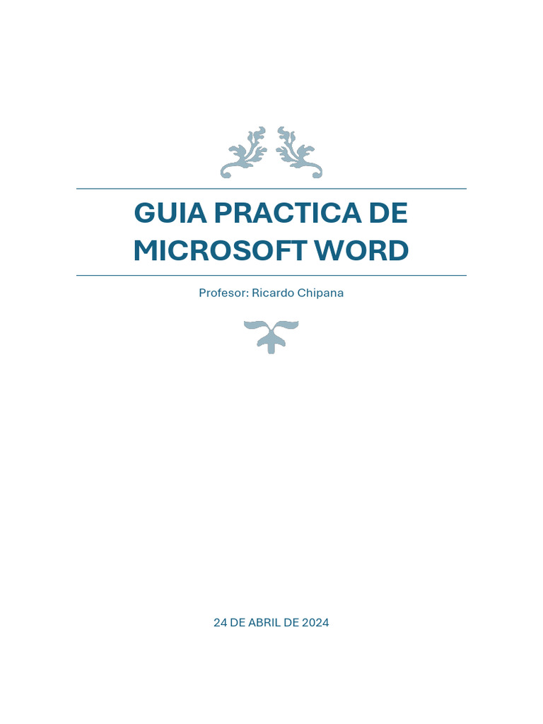 Guia Practica de Word - Sesion 1 | PDF | Marketing | Marca