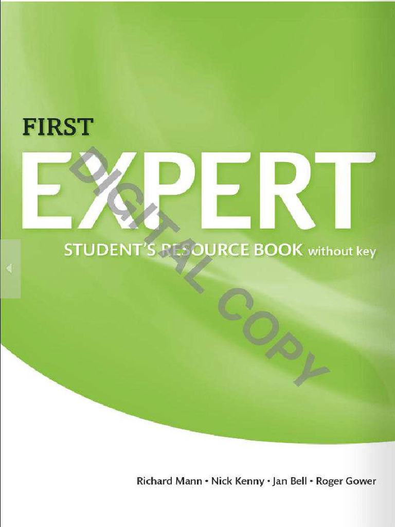 First Expert Student's Resource Book Without Key - Unlocked ...
