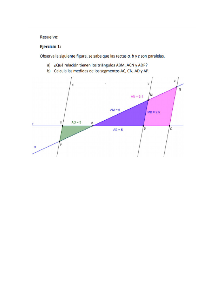 Ejercicio Triangulo 1 | PDF