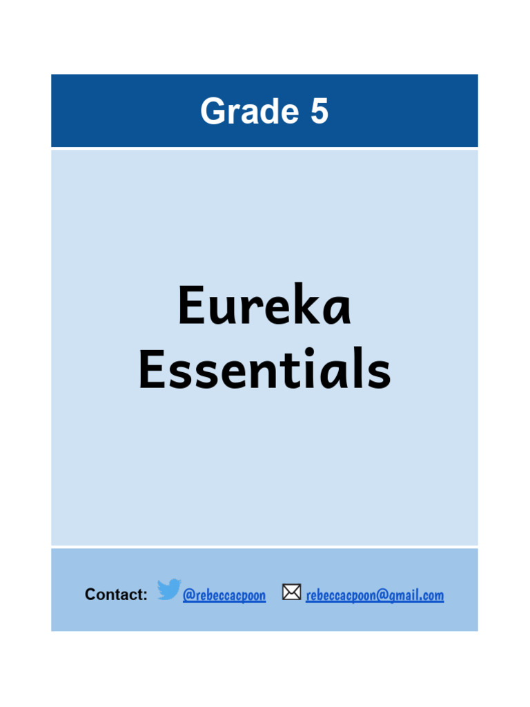 Grade 5 Eureka Essentials | PDF | Numbers | Multiplication
