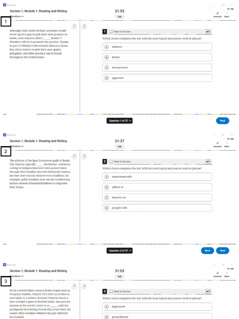 Digital SAT Practice Test 4 R&W | PDF