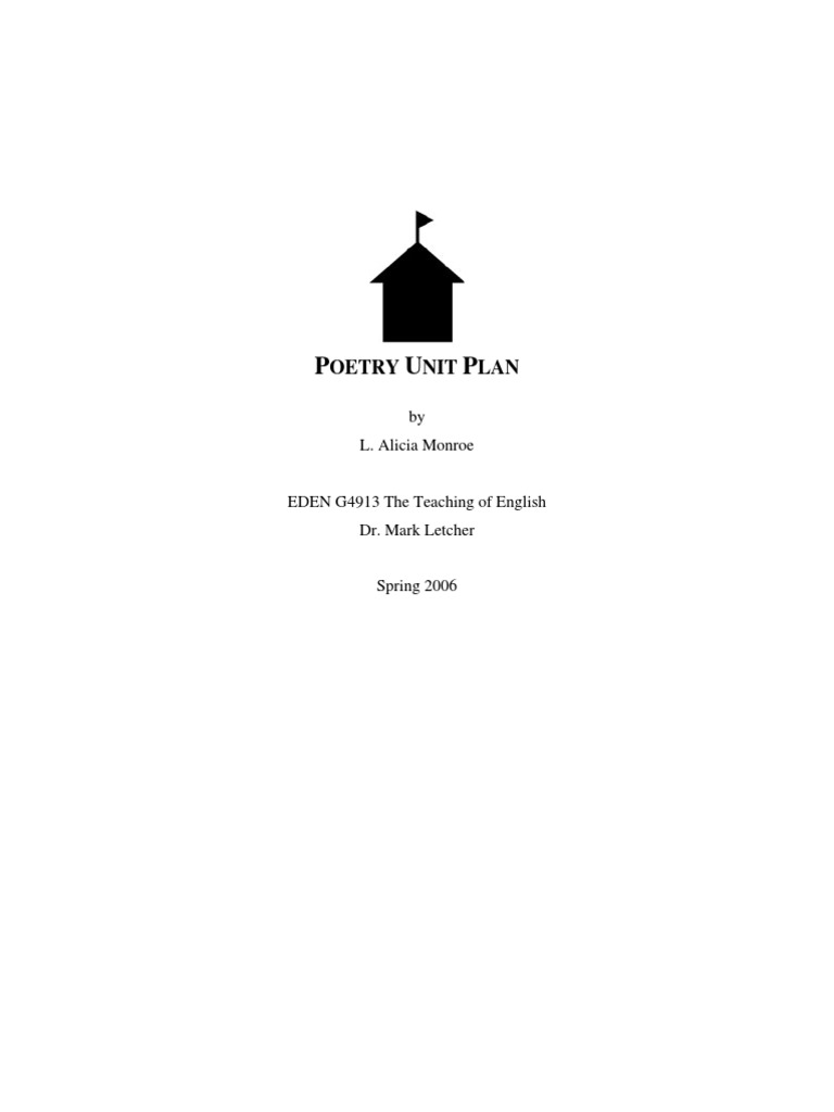 Eighth-Grade Poetry Unit Plan | PDF | Html | Lesson Plan