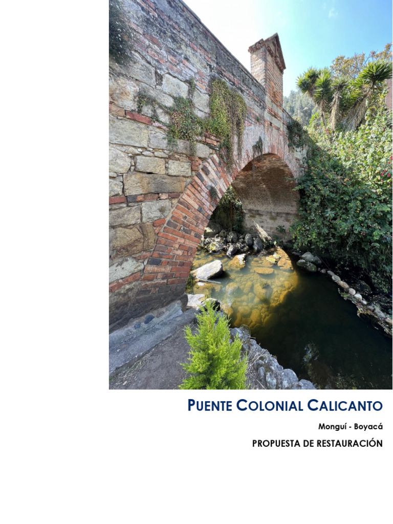 Form - Prop - Inte - Puente Calicanto Mongui - V2 | PDF | Puente