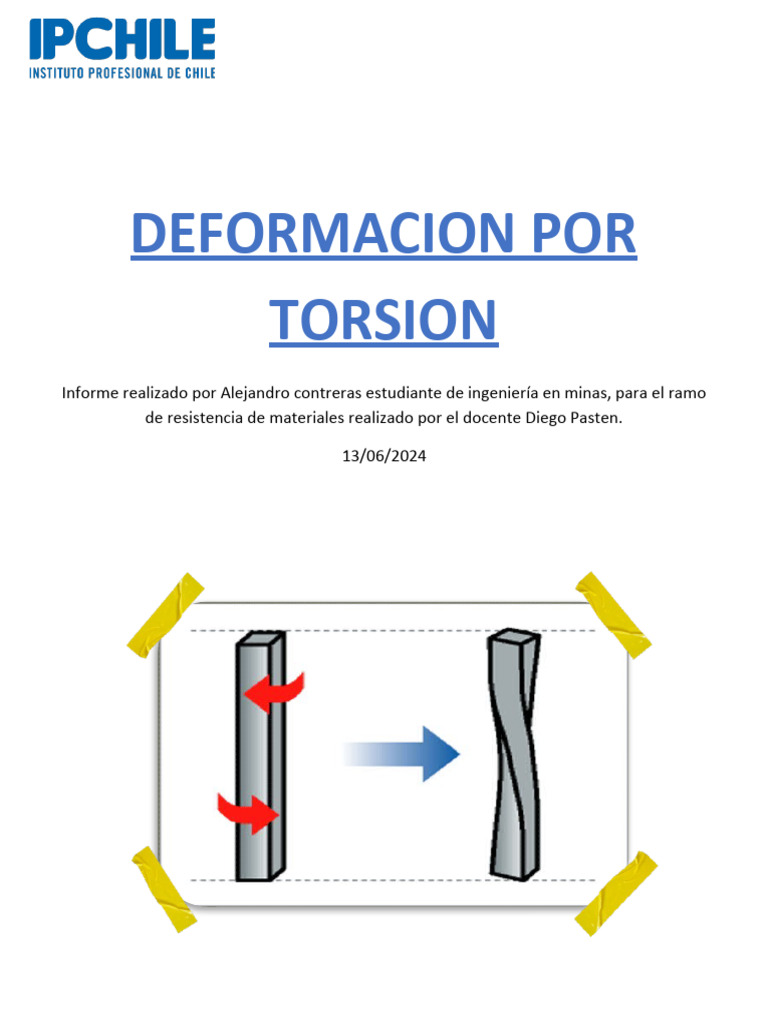Deformacion Por Torsion | PDF | Tecnología