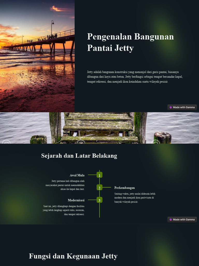 Presentasi Bangunan Pantai Jetty | PDF