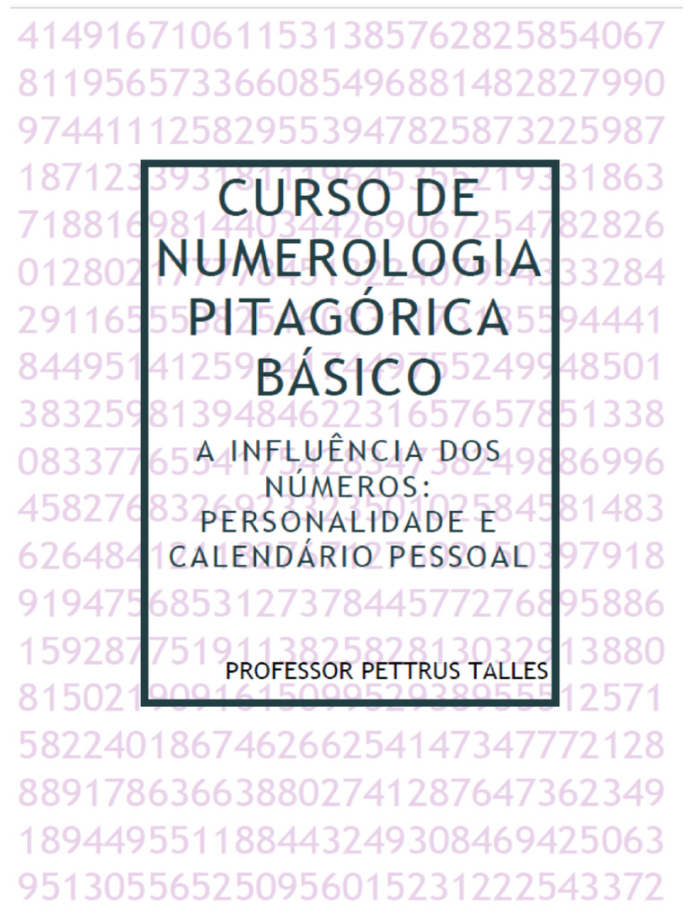 APOSTILA DE NUMEROLOGIA COMPLETA - PDF - TOAZ - INFO | PDF