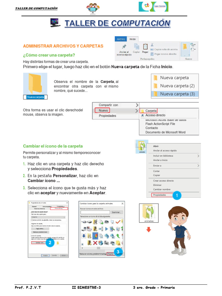 II B CLASE 3 TALLER DE COMPUTACION Tercero | Descargar gratis PDF ...