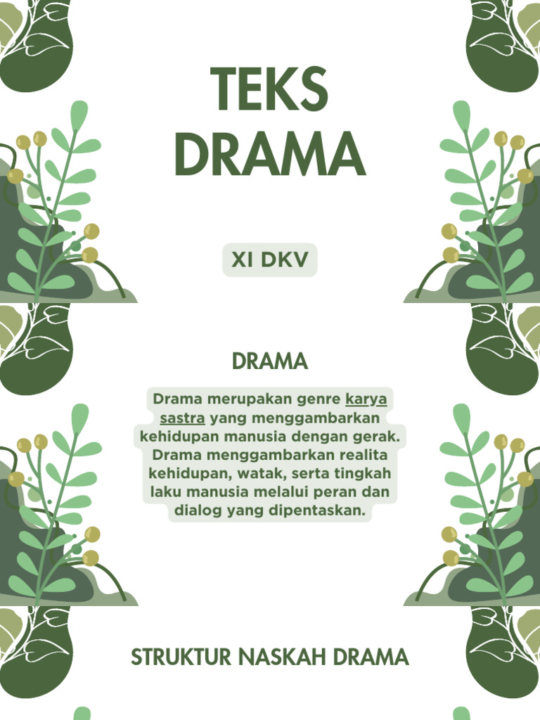 Teks Drama XI DKV | PDF