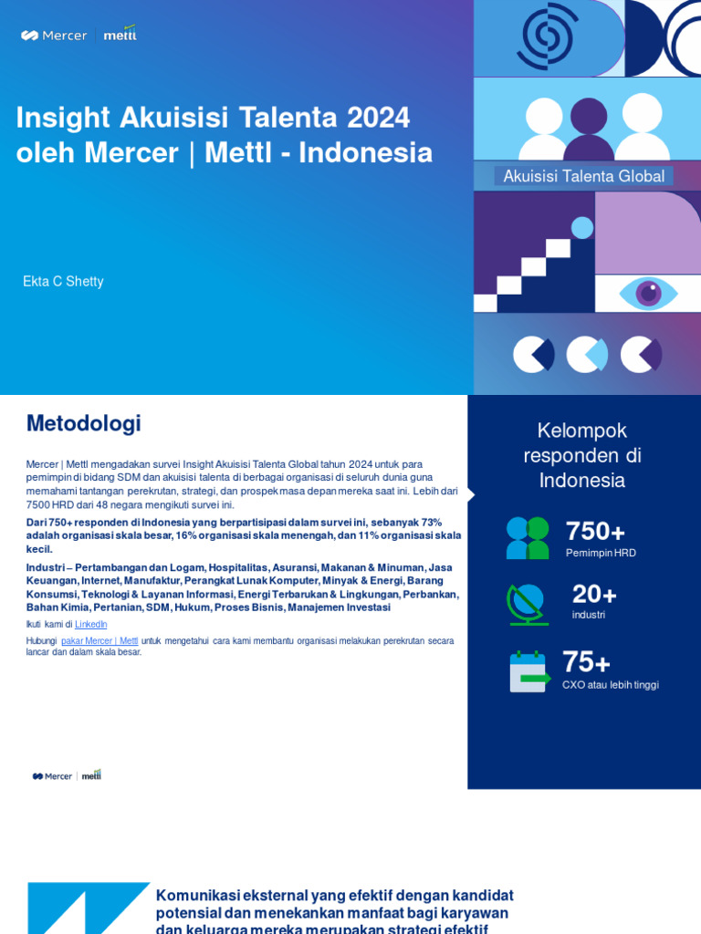 Mercer Talent Report 2024 Id Global Ta Report Indonesia Bahasa | PDF