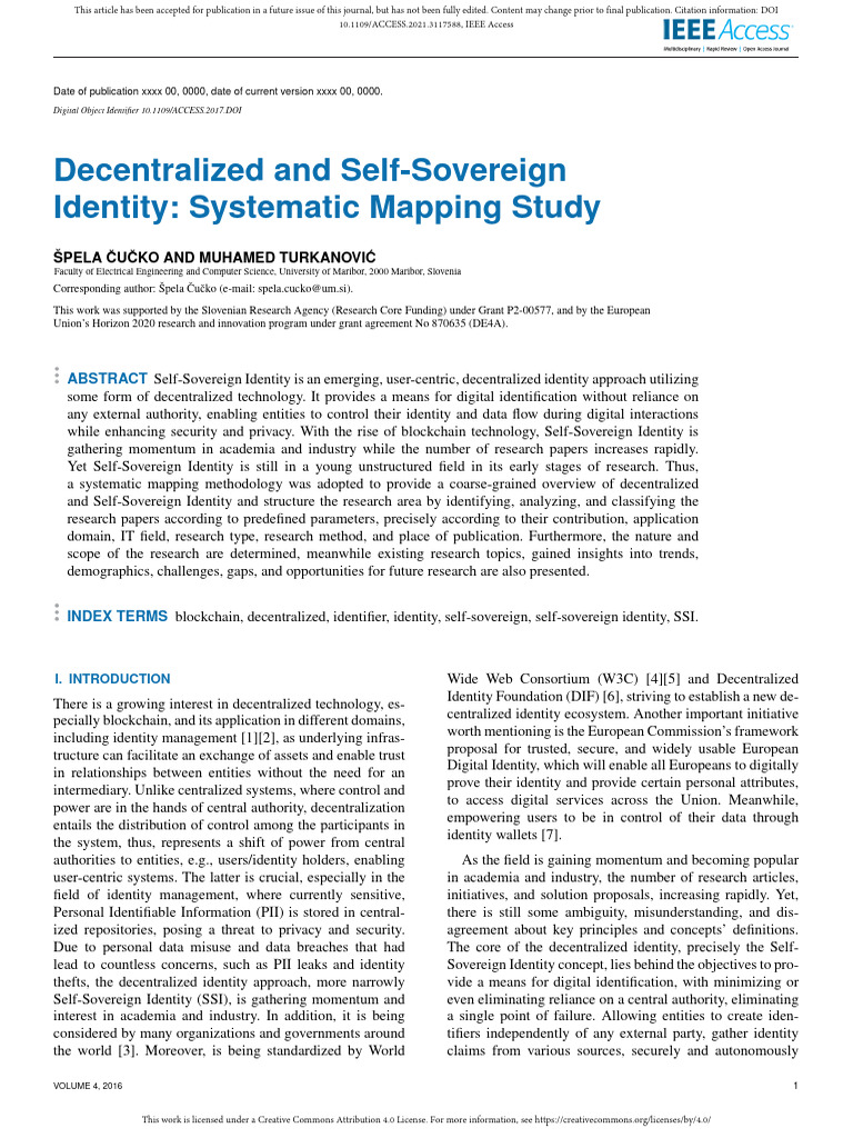Decentralized_and_Self-Sovereign_Identity_Systemat (1) | Download Free PDF | Authentication