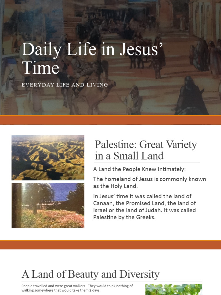 Daily Life in Jesus' Time | PDF | Yom Kippur | Shabbat