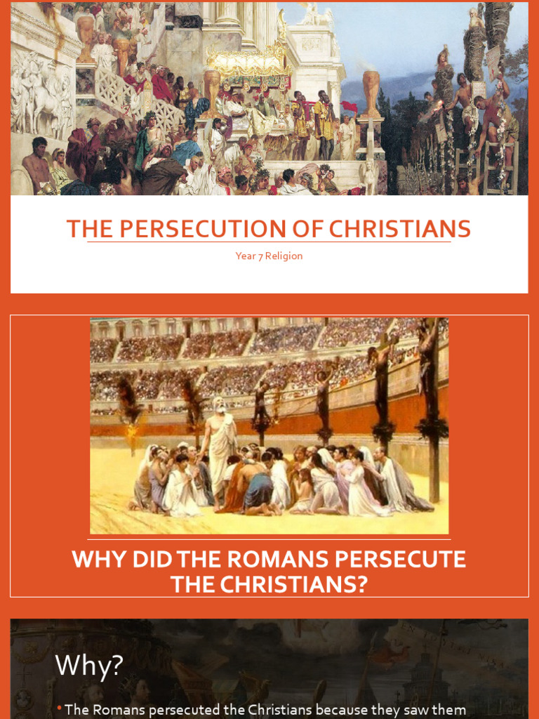 The Persecution of Christians | PDF | Nero | Roman Empire