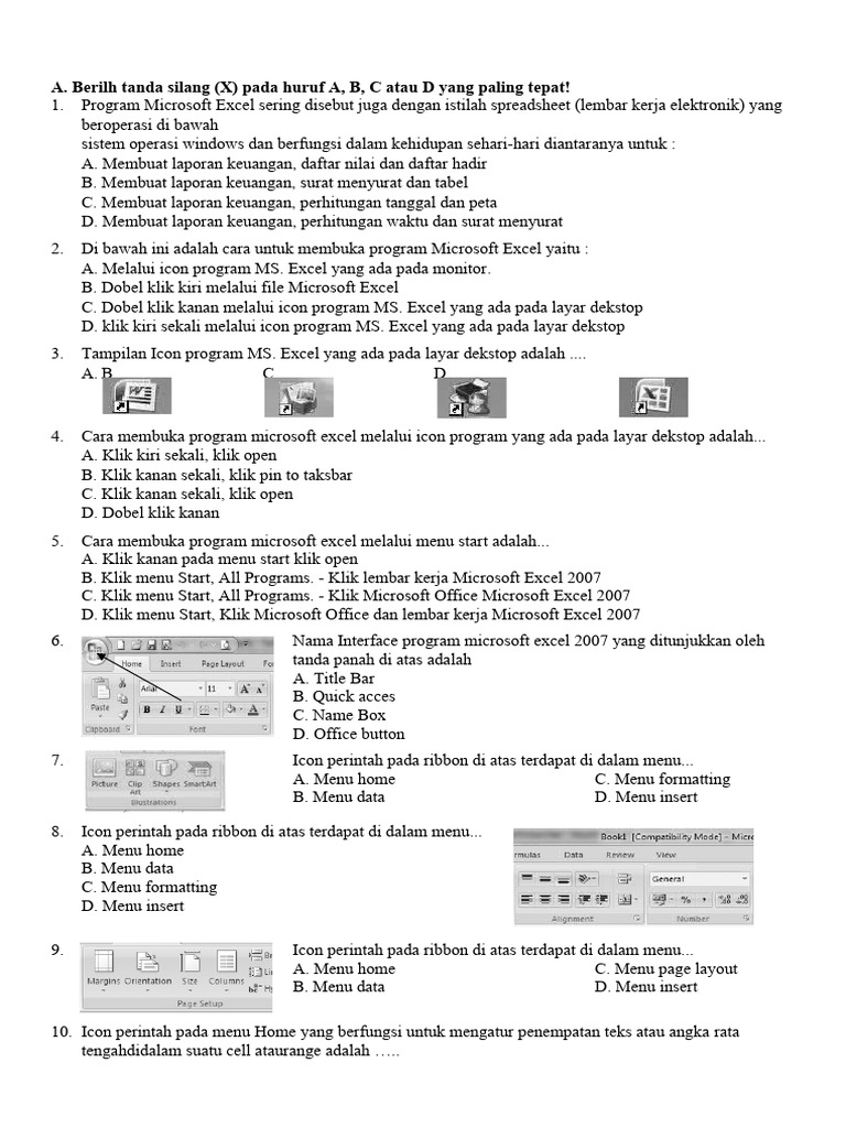 Soal PAT TIK Kelas 8 2324 | PDF | Komputer