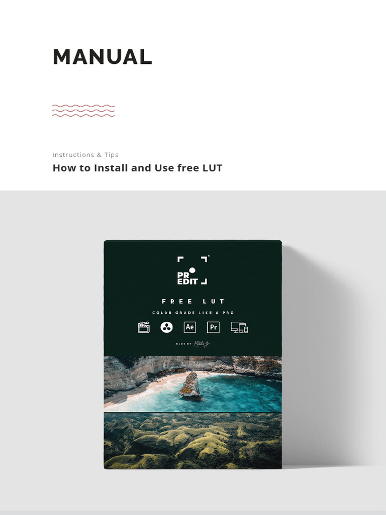 Free LUT Manual | PDF | Color Balance | System Software