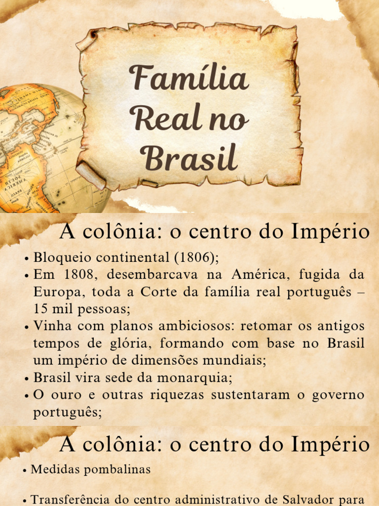 Família Real No Brasil | PDF | Brasil | Independência