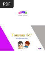 Cuadernillo Fonema M | PDF | Fonología | Fonética