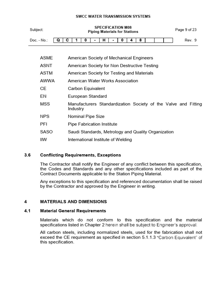 ASTM F1155 Piping Material Specs | PDF | Pipe (Fluid Conveyance ...
